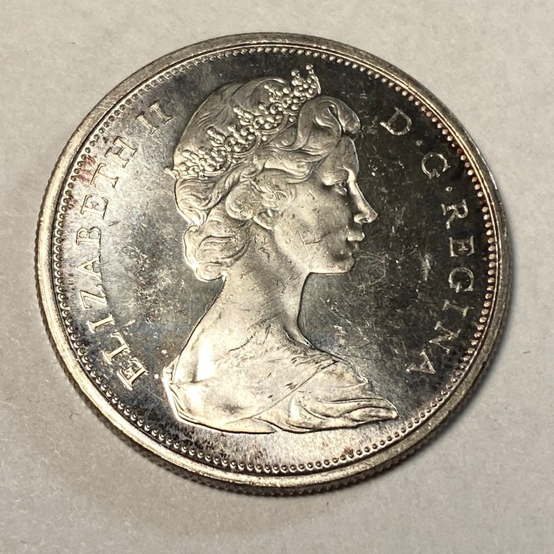 1867-1967 Canadian 50 Cent Coin. - Etsy Canada