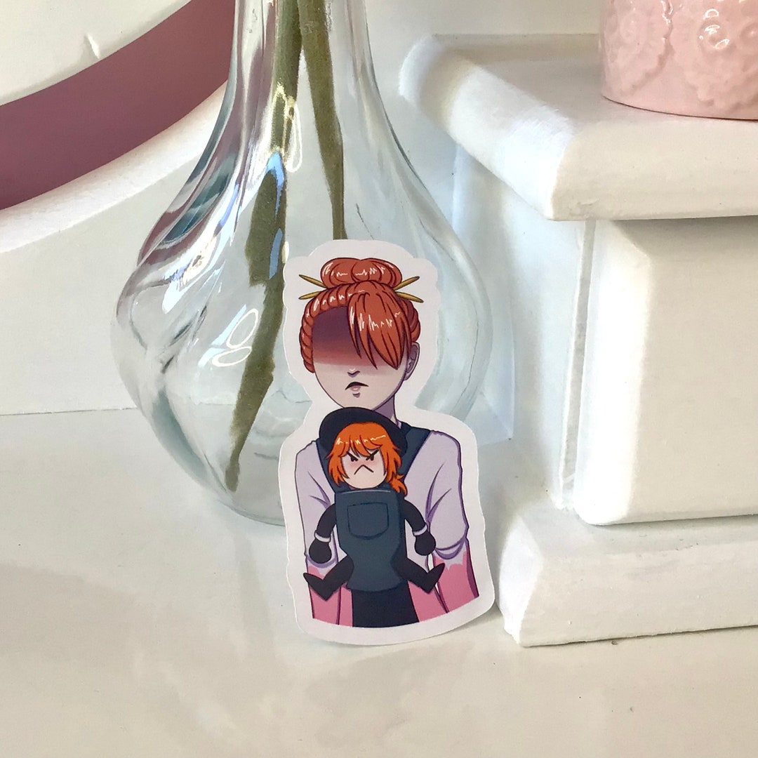 Kouyou and Tiny Chuuya Sticker - Etsy