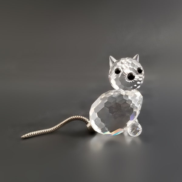 Swarovski Cat - Etsy