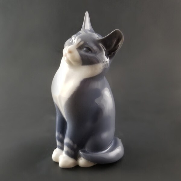 Royal Copenhagen Porcelain Cat Figurines - Etsy
