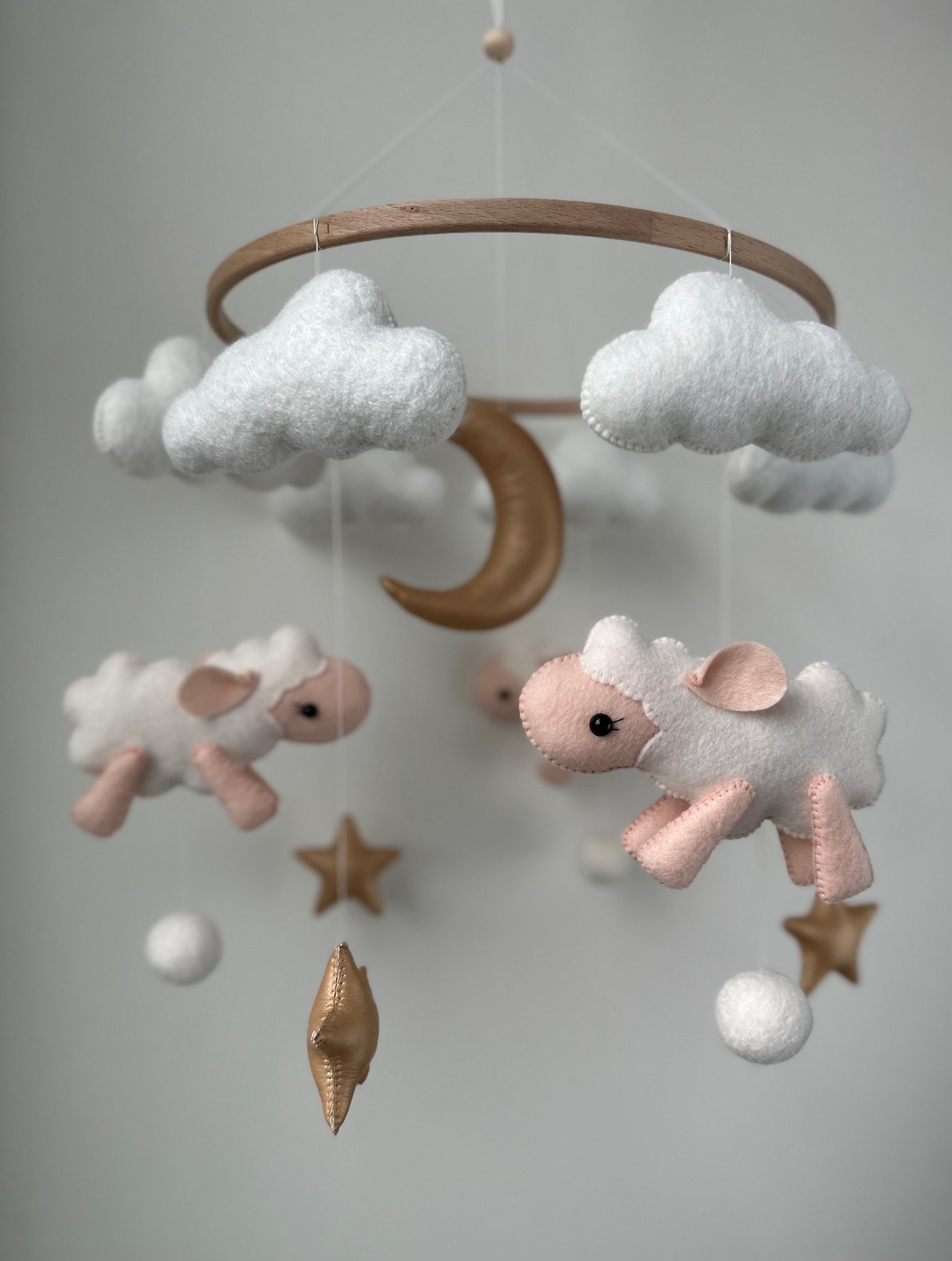 Sheep Baby Mobile Gender Neutral Crib Mobile Lamb Nursery Room - Etsy