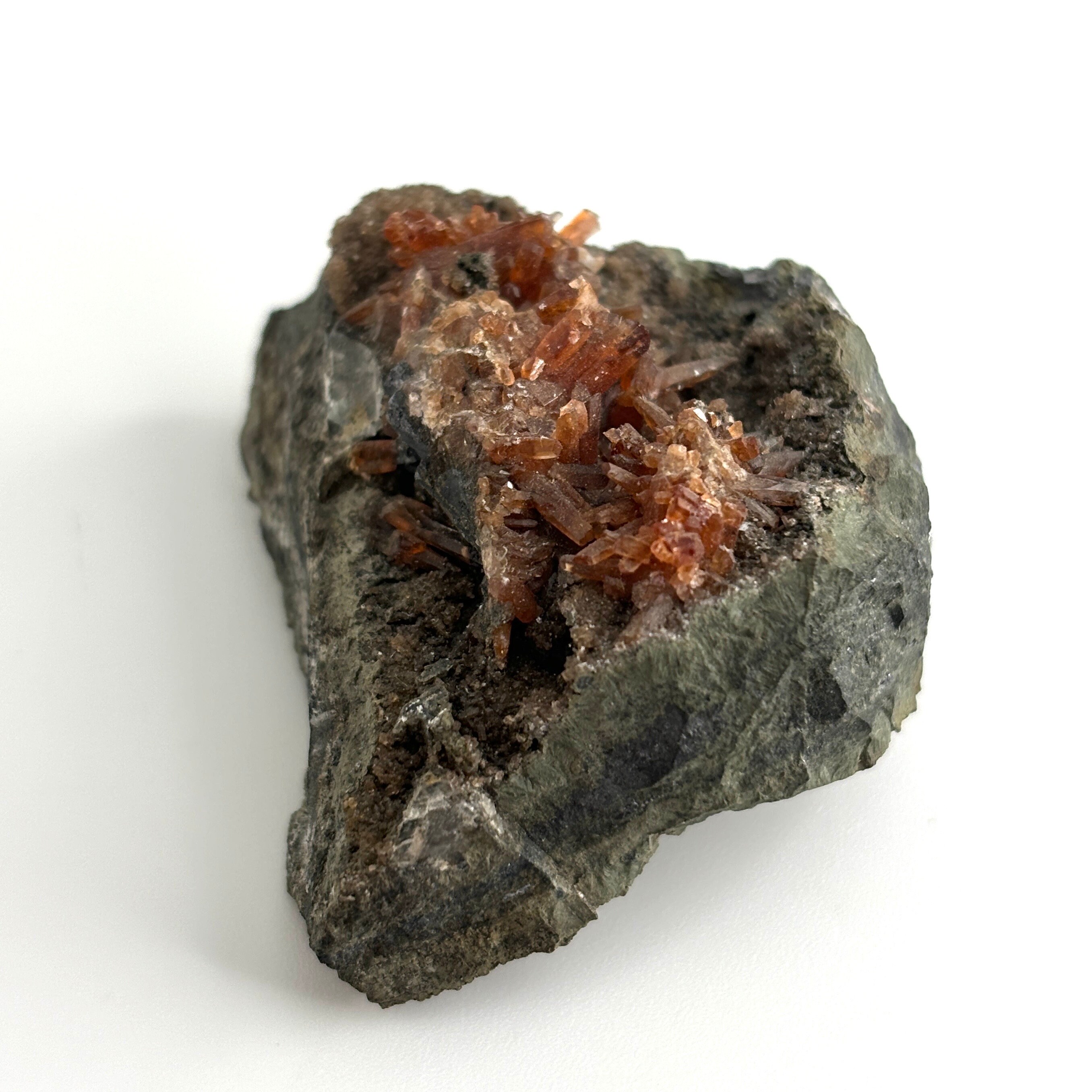 Inesite Crystal on Matrix, Rare Red Inesite Mineral Specimen - Etsy