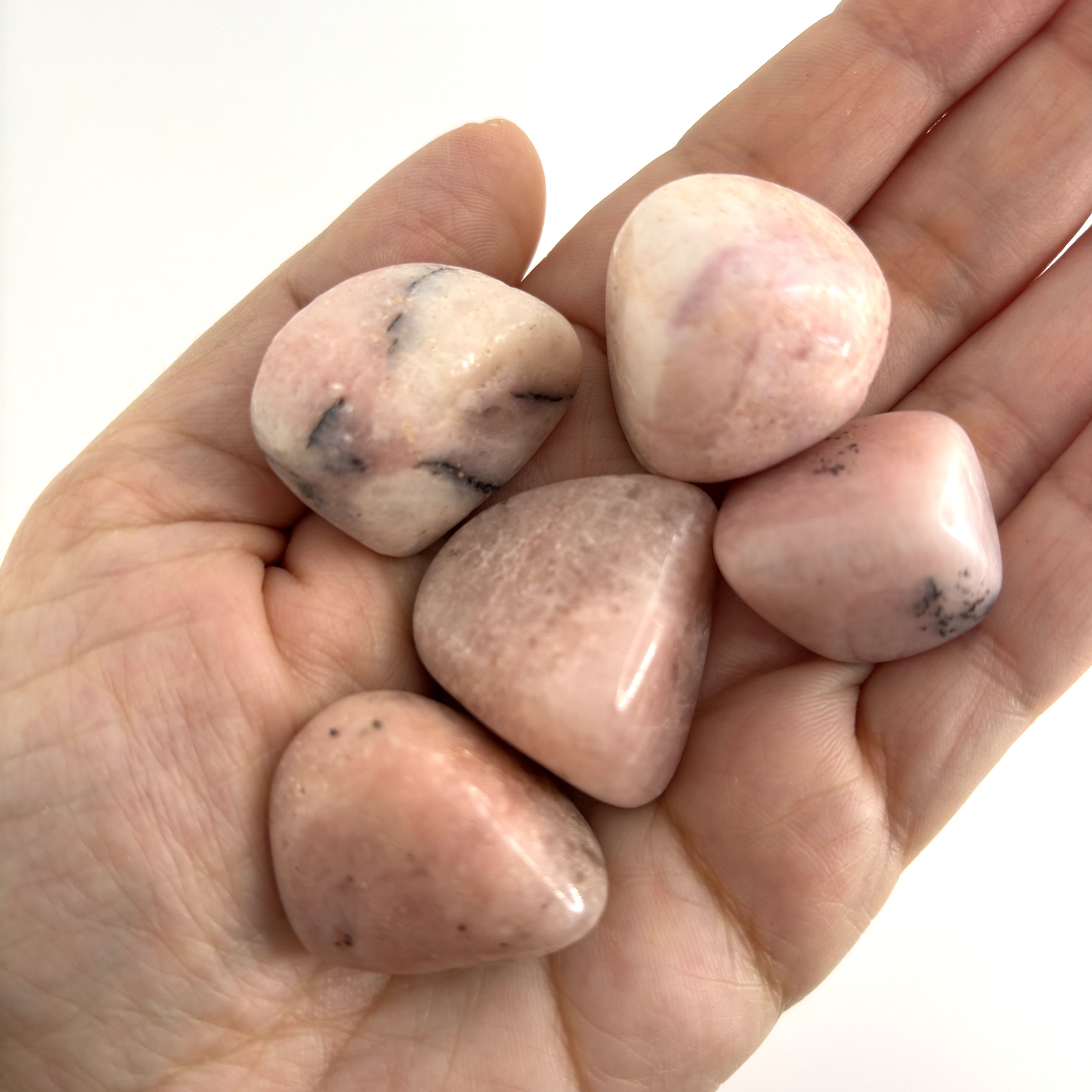 Pink Petalite Tumbled Crystal, Large Pink Petalite Tumble Stone ...
