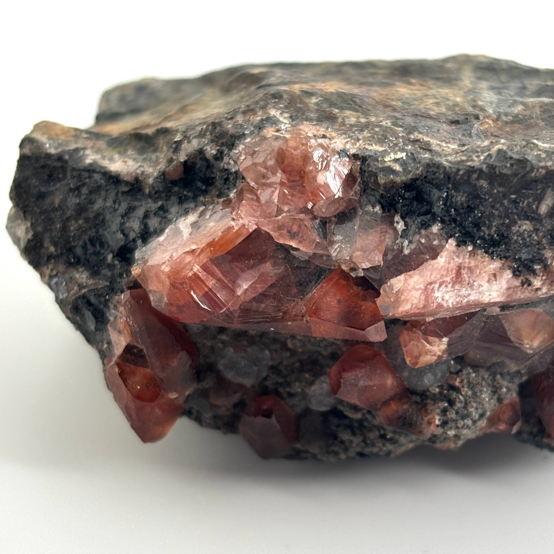 Rhodochrosite Gemstones in Matrix From Peru, Raw Rhodochrosite From ...