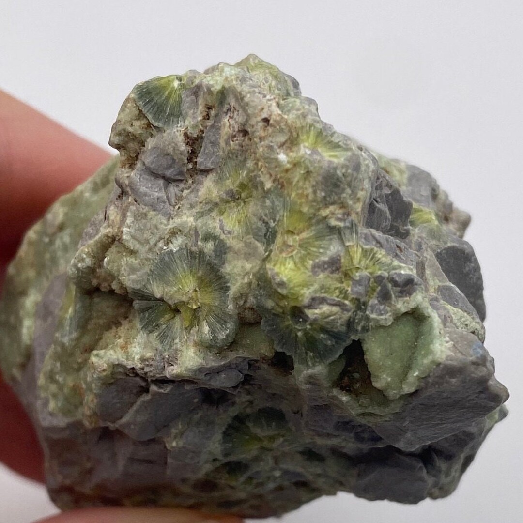 Wavellite Rare Green Mineral Specimen With Radial Starburst - Etsy