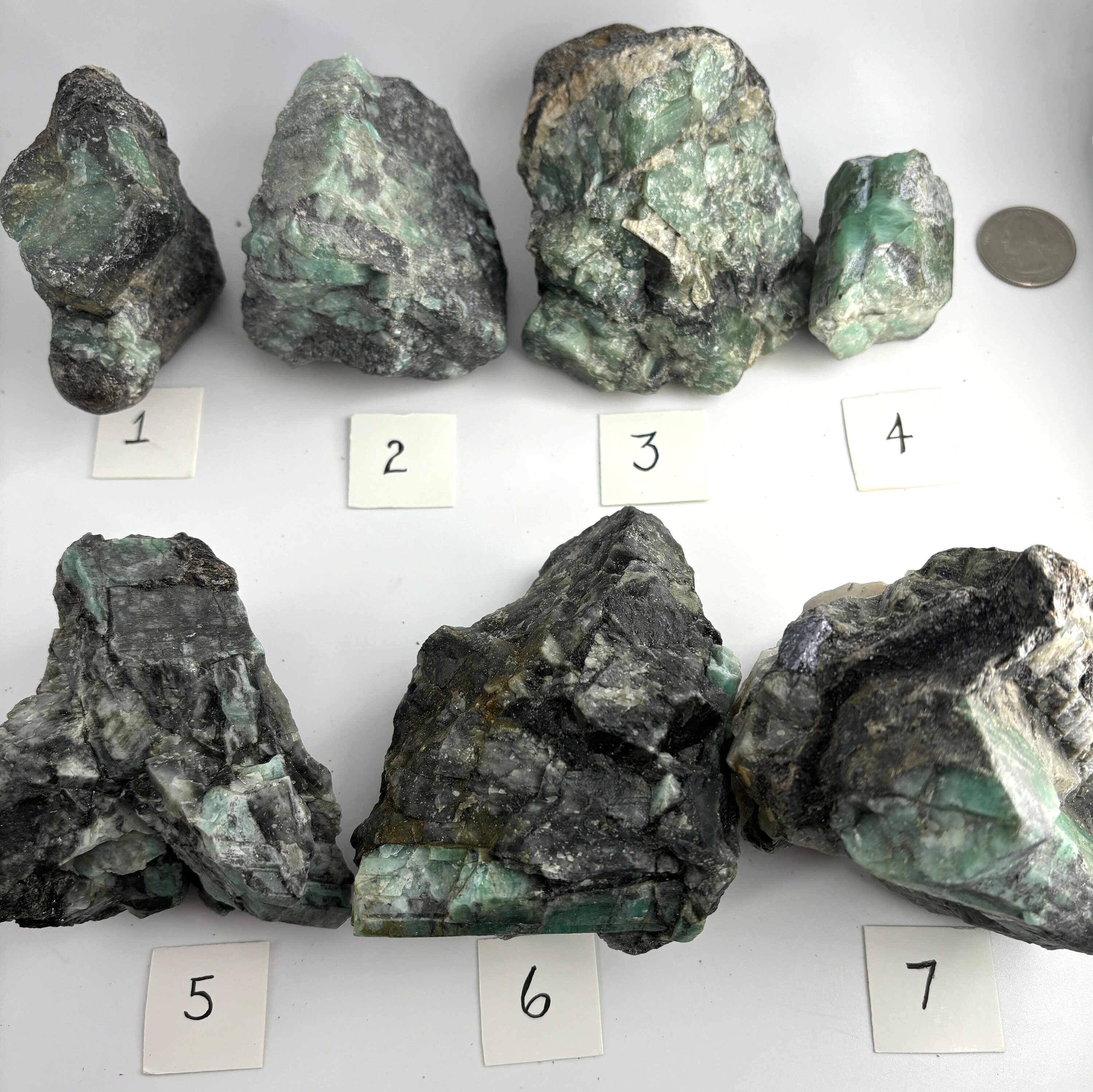 Large Raw Emerald YOU PICK, Rough Green Emerald Crystal Mineral ...