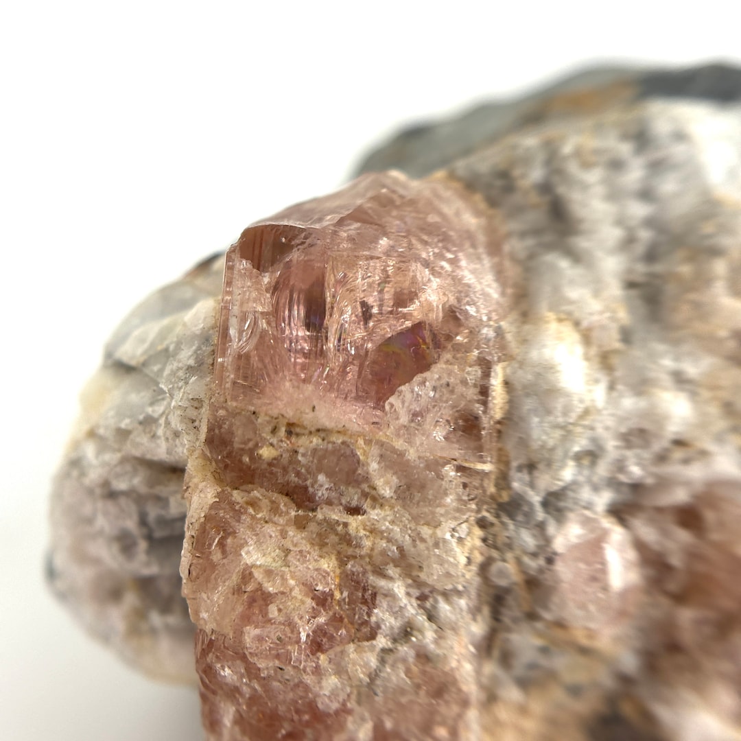 Pink Topaz on Matrix, Stunning Gem Quality Raw Pink Topaz - Etsy