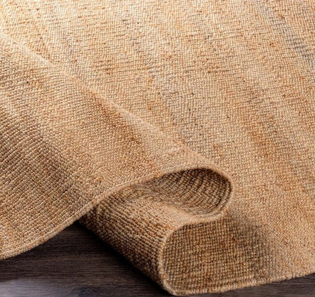 Handmade Woven Natural Jute Rugs With 100% Natural Rug for Kitchen-jute ...