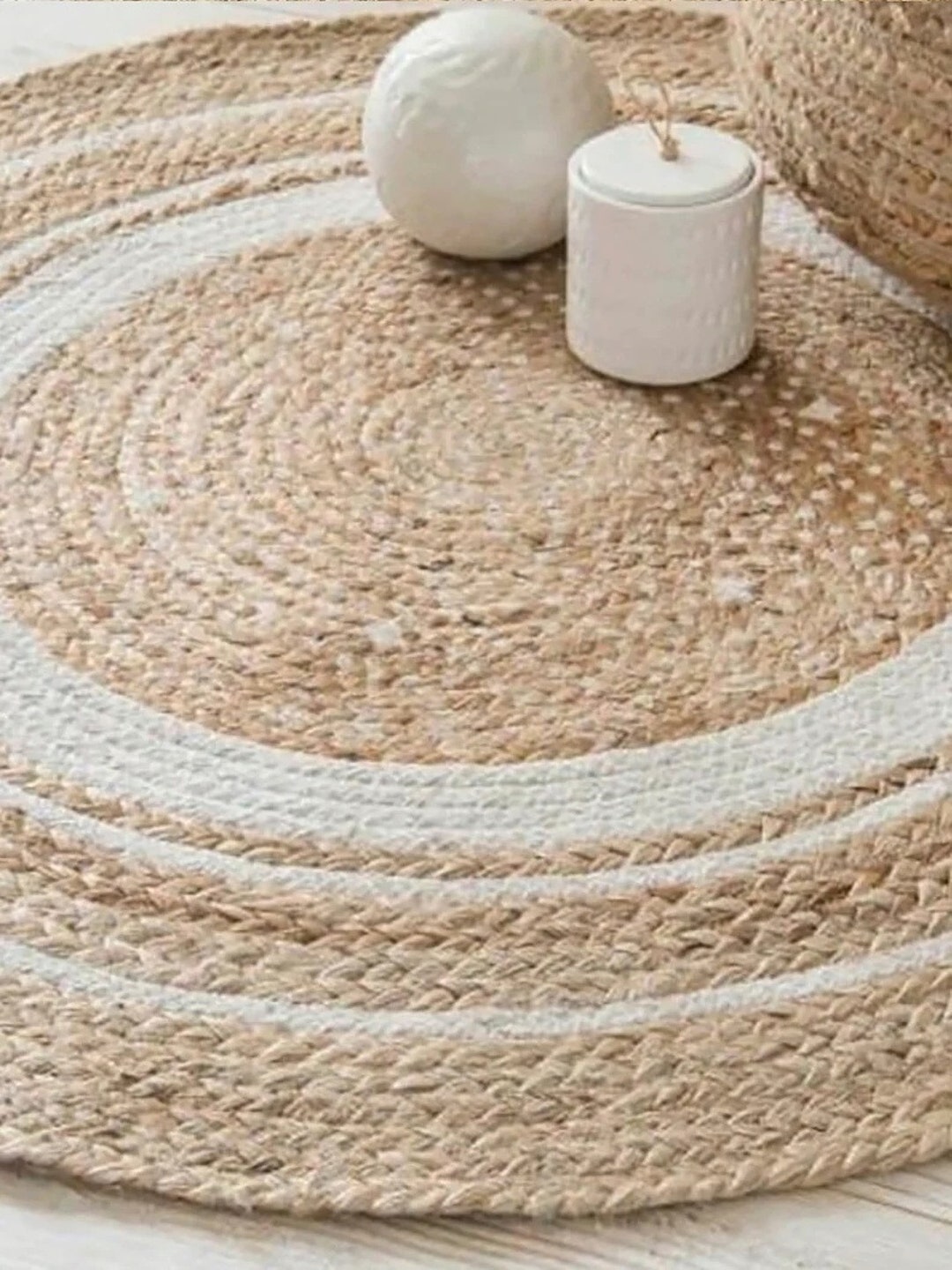 4x4, 5x5, 6x6, 8x8, 10x10 Ft. Jute Round Rug, Round Braided Jute Rug ...