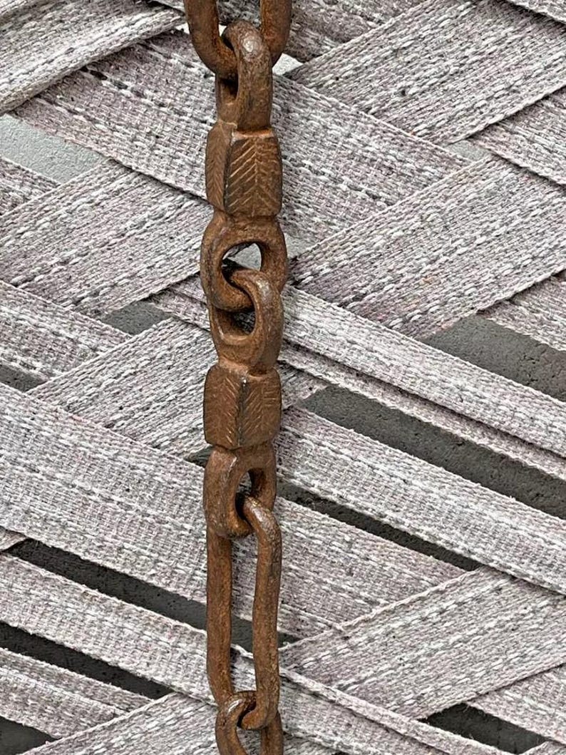 Antique Shackle Horse Leg Iron Chain Hand Forged Vintage Animal Ankle ...