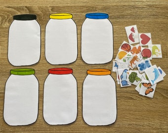 Monster Colour Matching Printables Worksheet, Colour Matching Game ...