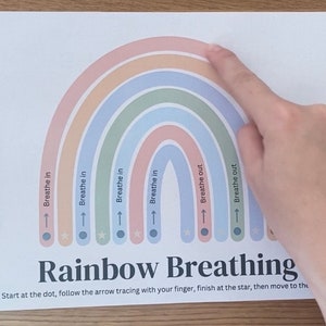 Mindfulness Breathing Cards for Kids: Tracing Activity (PDF Download ...