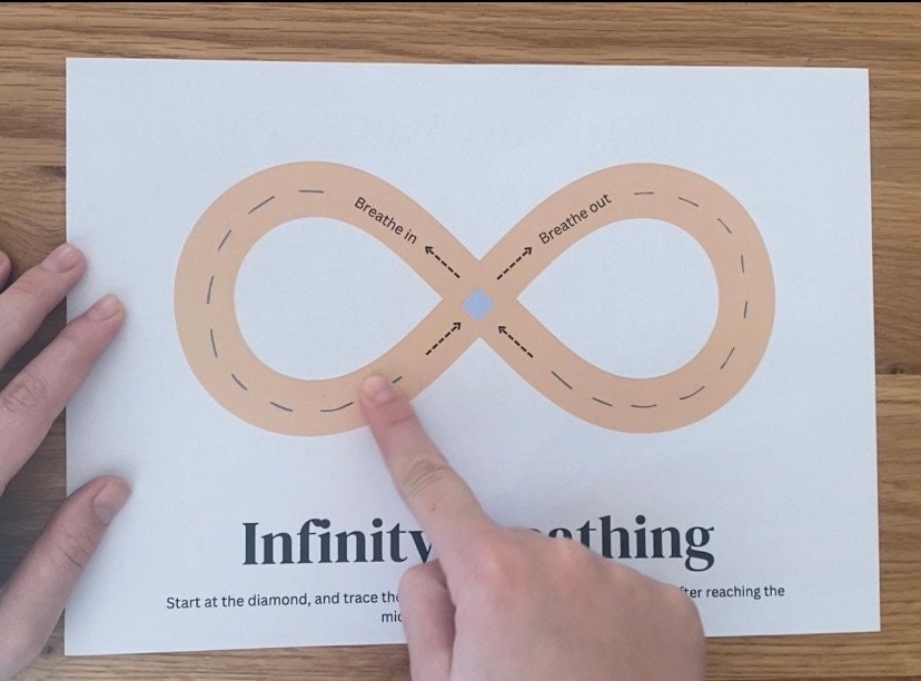 Mindfulness Breathing Cards for Kids: Tracing Activity (PDF Download ...