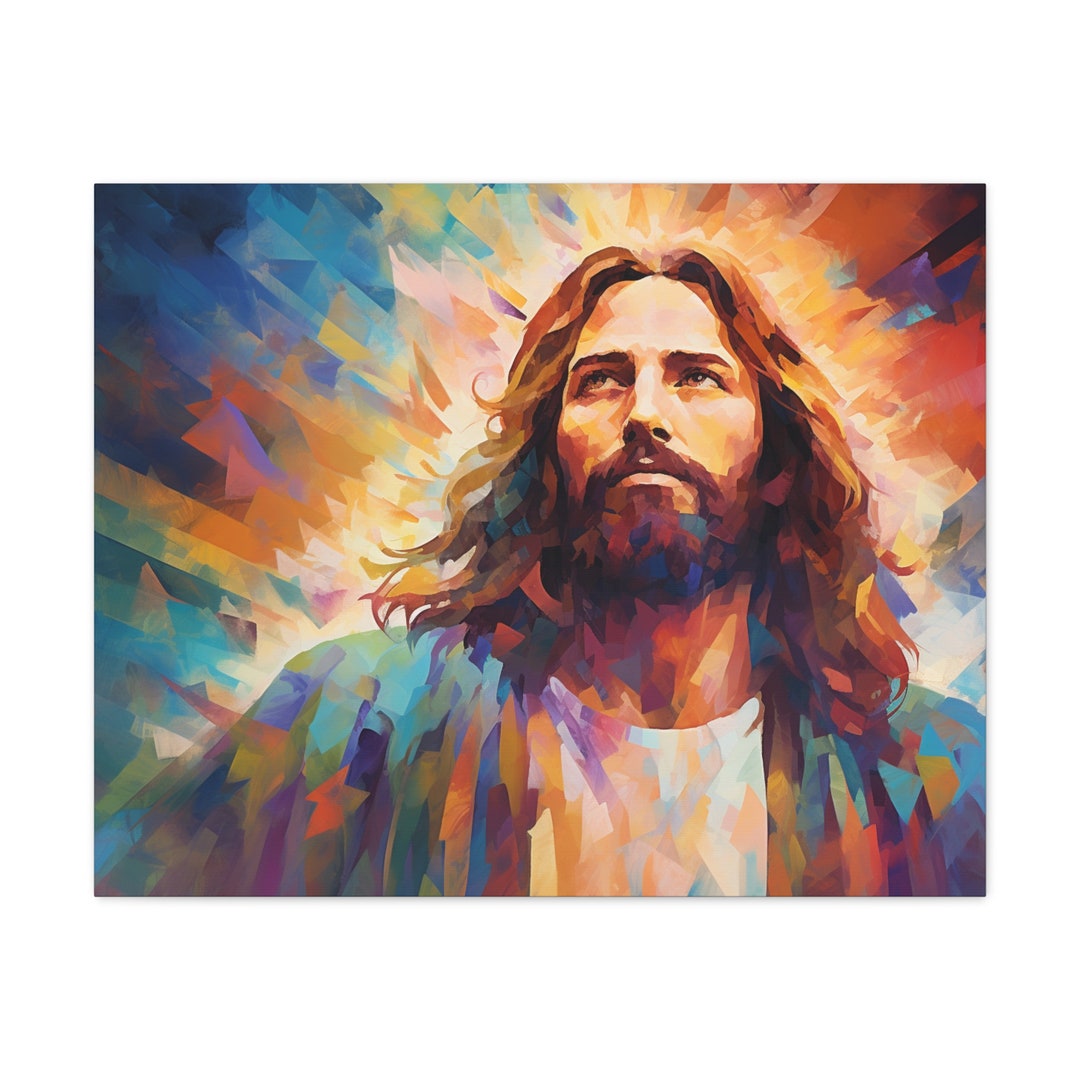 Divine Light: Jesus Christ in Boho Radiance - Etsy