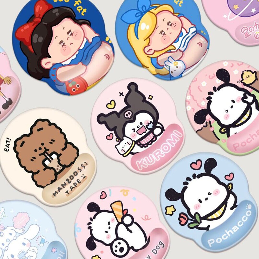 Cute Gaming Mousepad Cartoon Sanrio Mouse Pad Kawaii Kulomi - Etsy