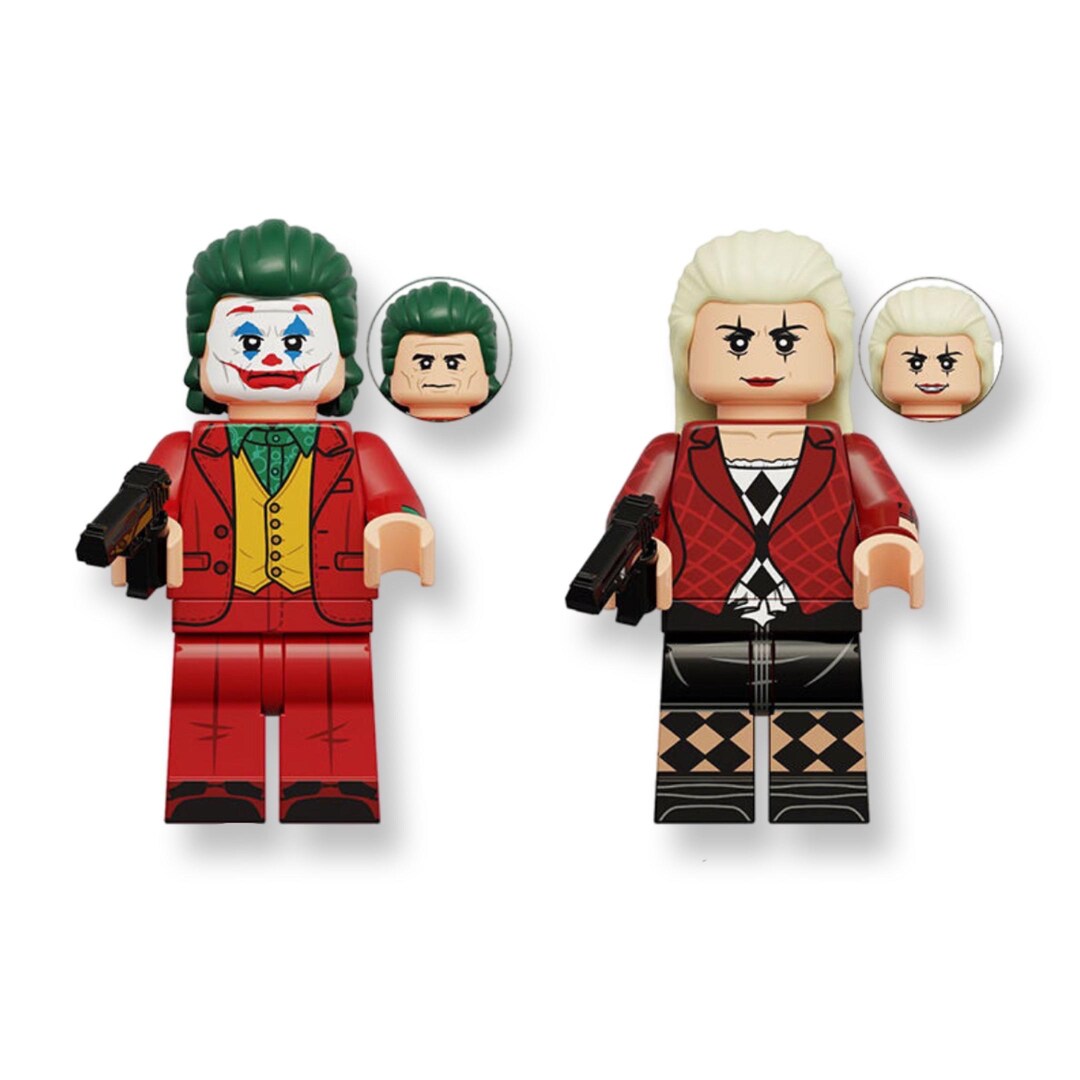 Joker Harley Quinn Building Blocks - Etsy