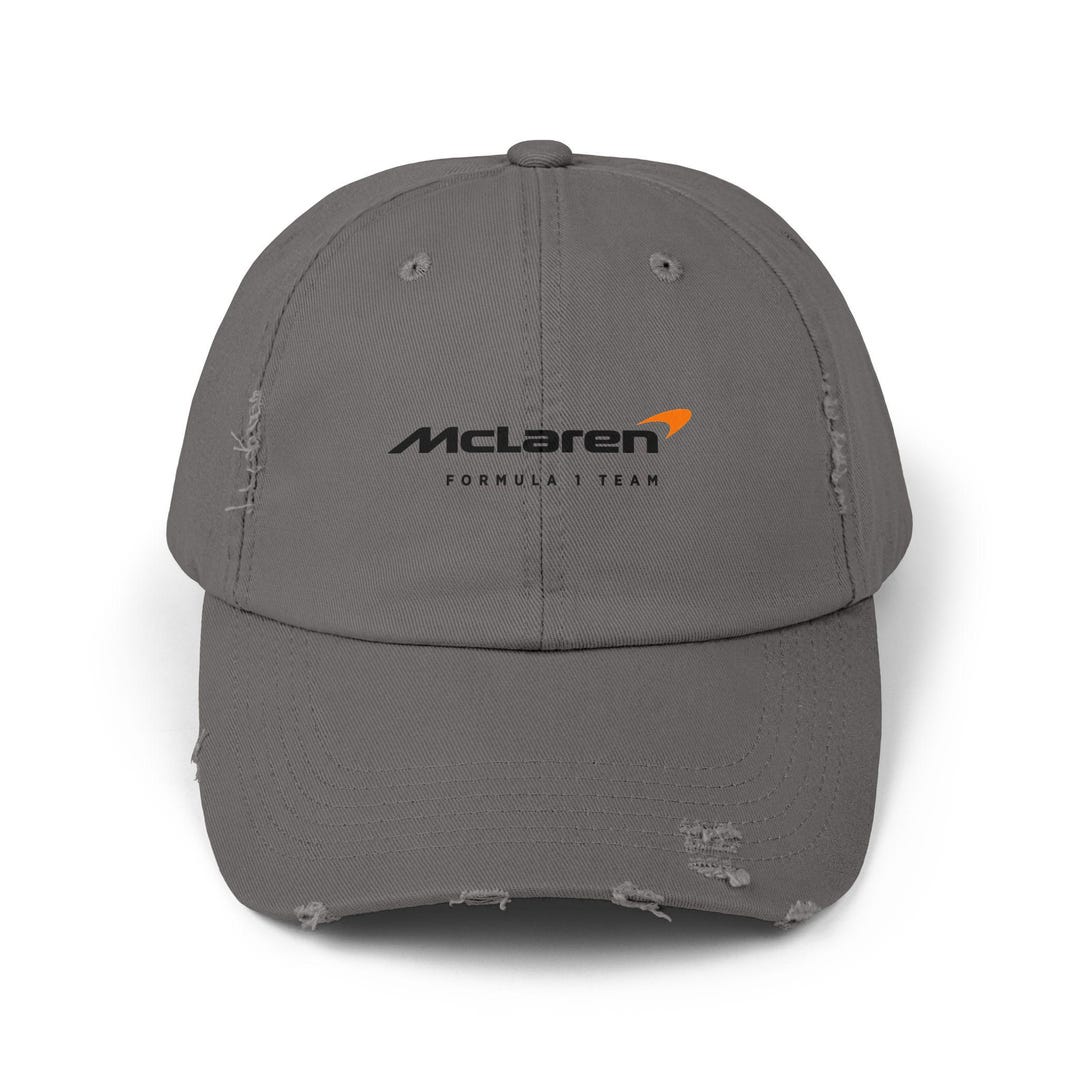 Mclaren Racing Cap, Distressed Race Hat, Unisex Race Car Hat, Formula 1 ...