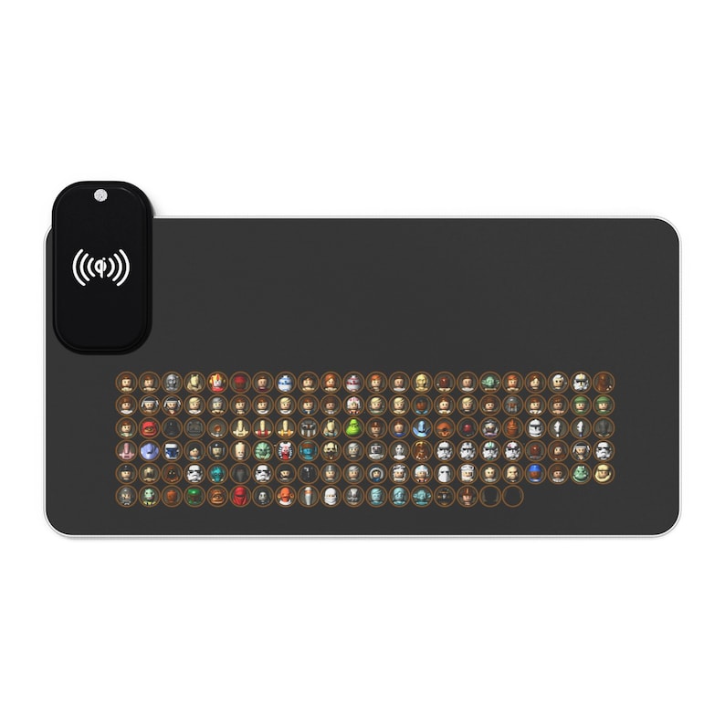 Lego Star Wars LED Gaming Mouse Pad, Wireless Charging - Etsy