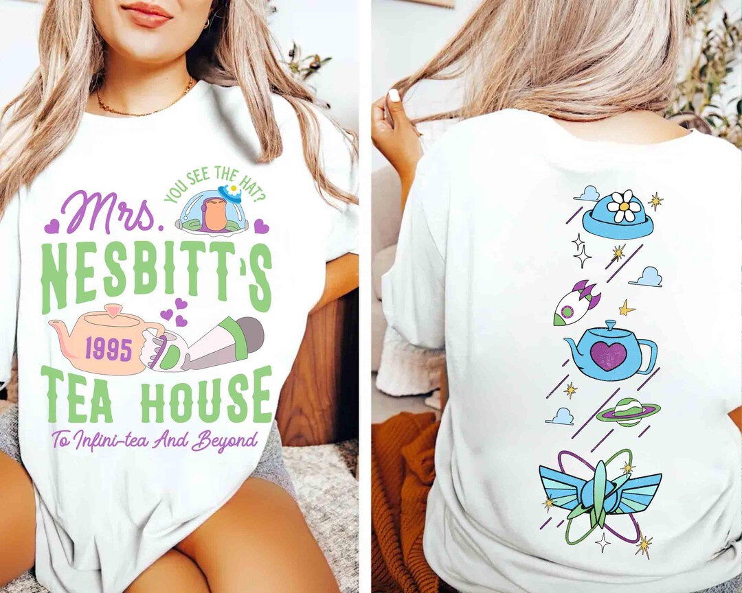 2-sided Buzz Lightyear Mrs Nesbitt’s Tea House to Infinity and Beyond ...