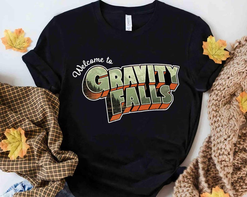 Disney Gravity Falls Welcome to Gravity Falls Logo Shirt, WDW Magic ...