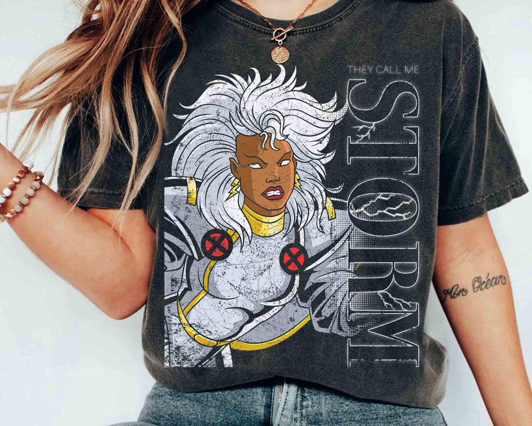 Marvel X-men They Call Me Storm 90s Retro Shirt, MCU Fans Marvel ...