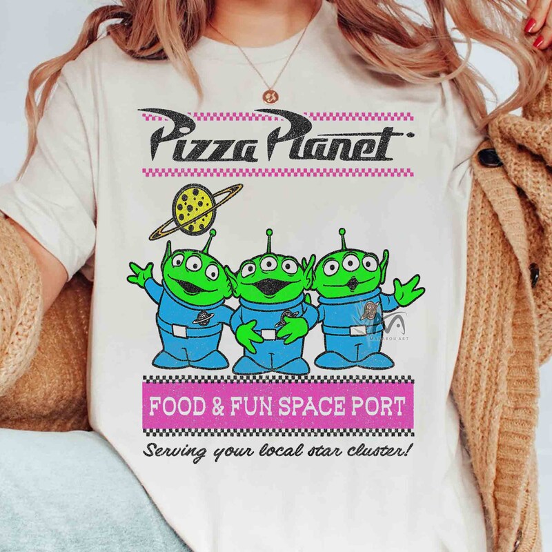 Pizza Planet Alien Logo - Etsy