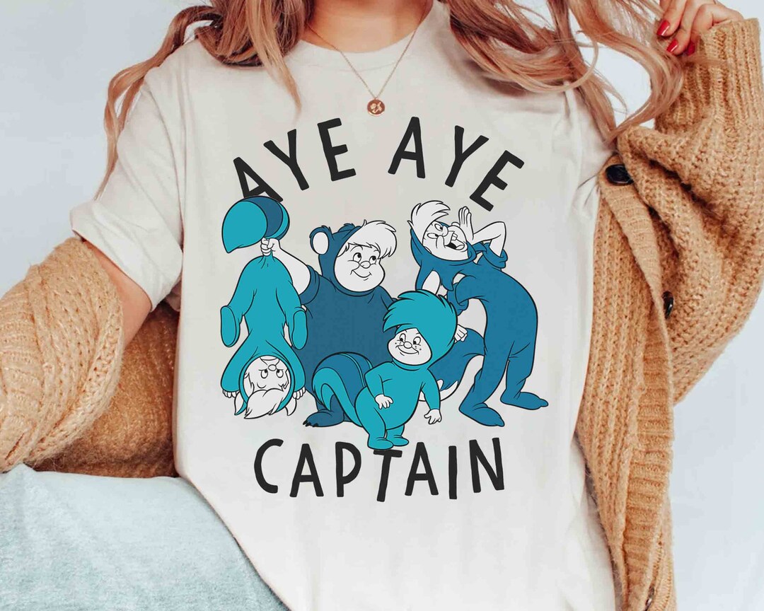 Funny Disney Peter Pan the Lost Boys Aye Aye Captain Retro Shirt, WDW ...
