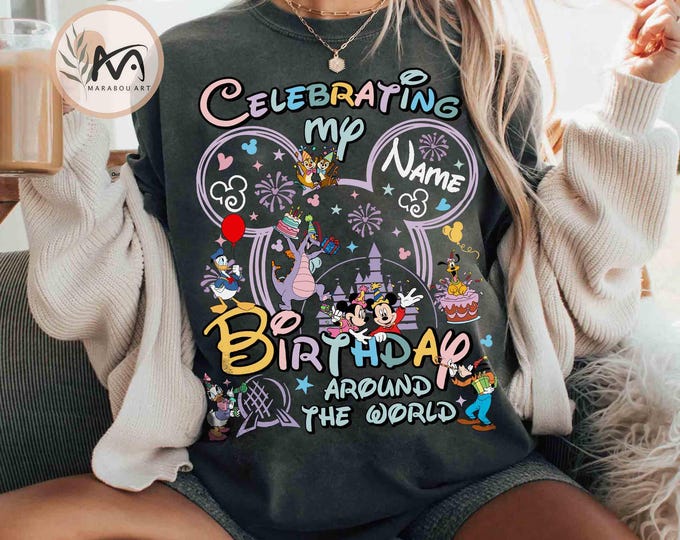 Epcot Birthday Shirt, Magic Kingdom Birthday Shirt, Epcot Theme Park T ...