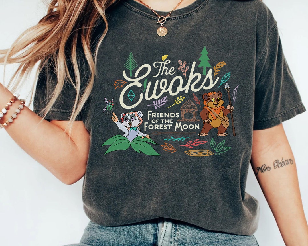 Funny Star Wars the Ewoks Friends of the Forest Moon T-shirt, Galaxy's ...