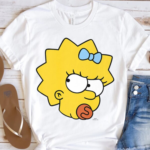 Maggie Simpson Shirt - Etsy UK