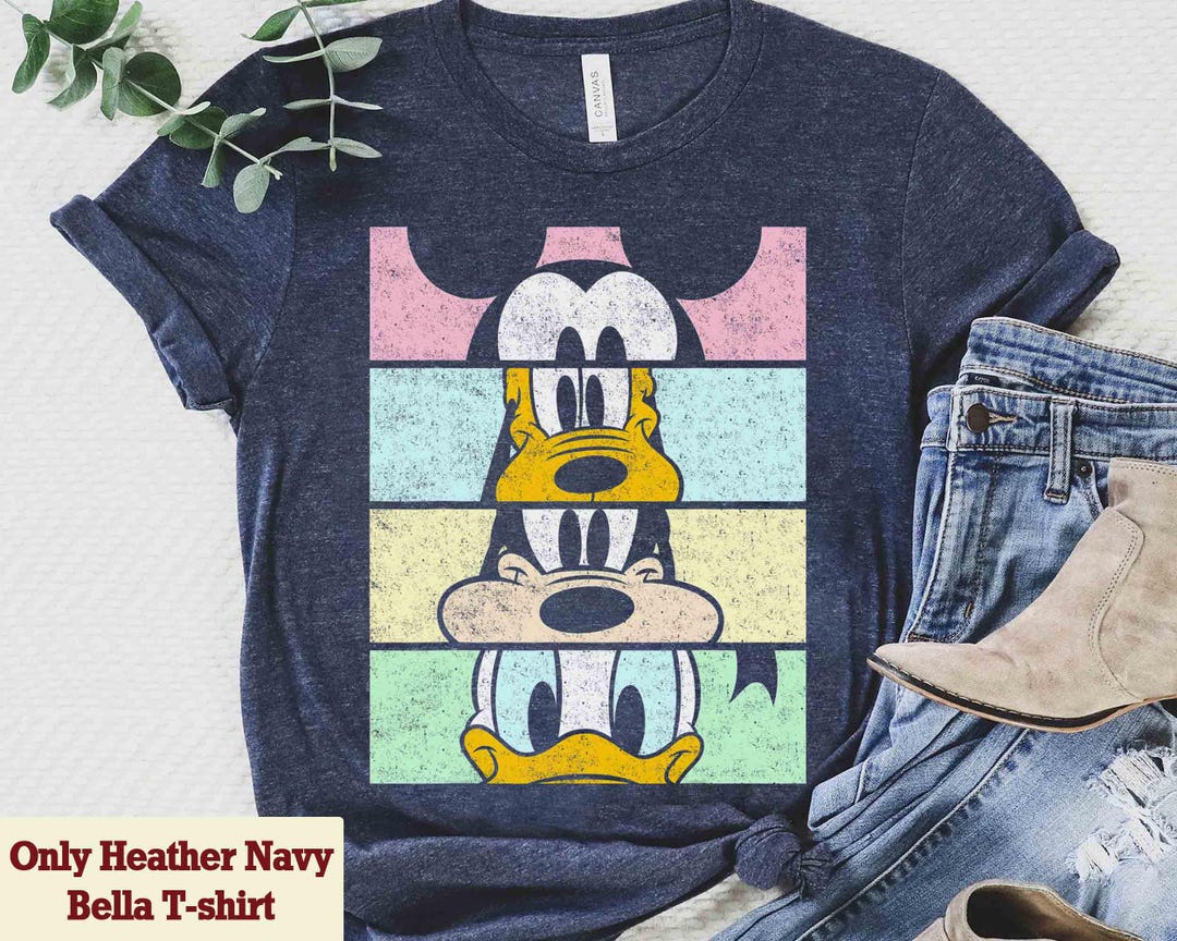 Retro Mickey and Friends Group Comic Panels Shirt, Disney Donald Goofy ...