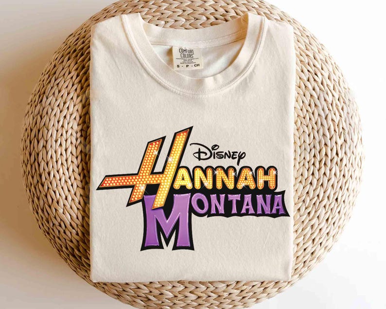 Disney Hannah Montana Logo Shirt, the Other Side of Me, Disney Channel ...