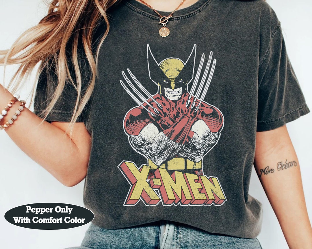 Marvel X-men Wolverine Classic Comic Vintage Graphic Shirt, MCU Fans ...