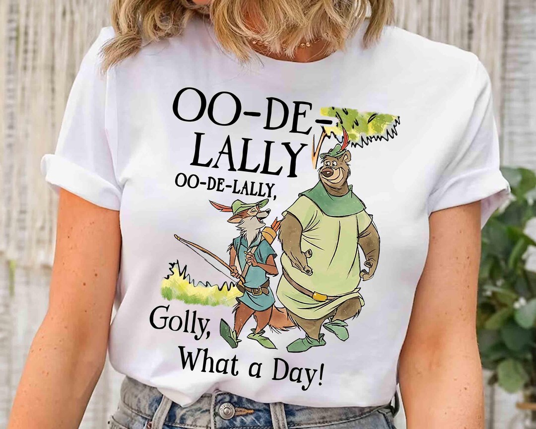 Vintage Robin Hood and Little John Oo De Lally Golly What A Day Shirt ...
