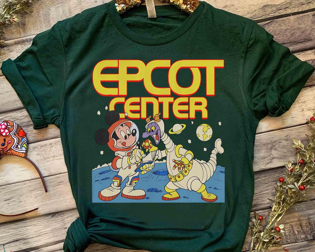 Disney Epcot Mickey Mouse & Figment Astronaut 1982 Retro Shirt, Disney ...
