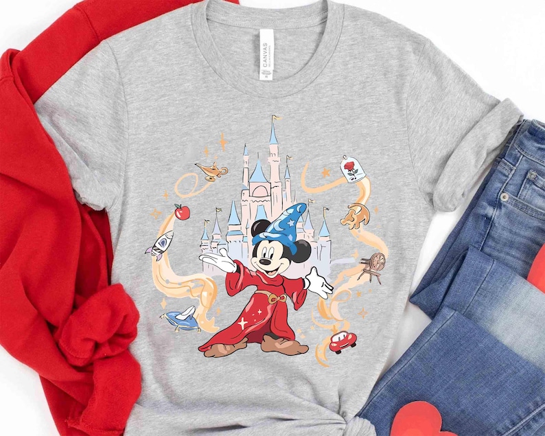 Comfort Colors Fantasia Sorcerer Mickey Mouse Magic Wizard Magical ...