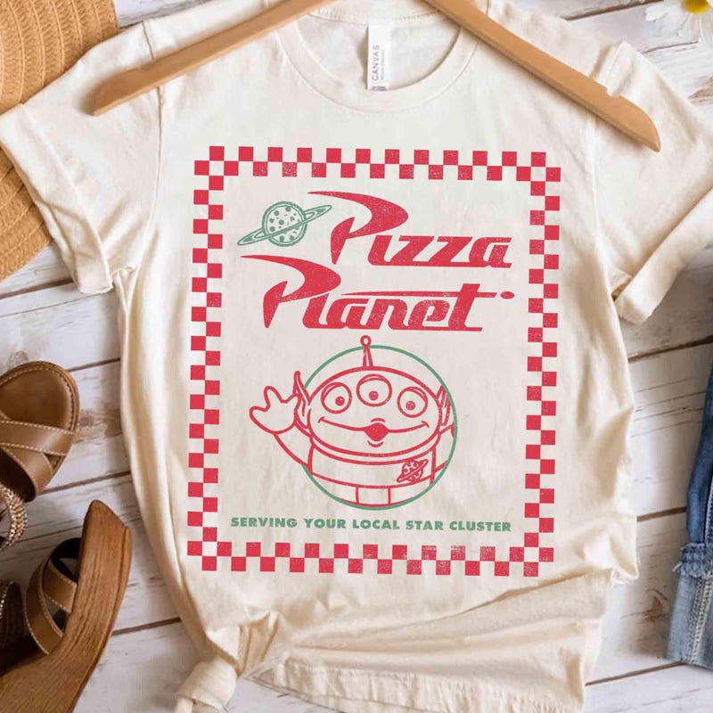 Pizza Planet Logo - Etsy