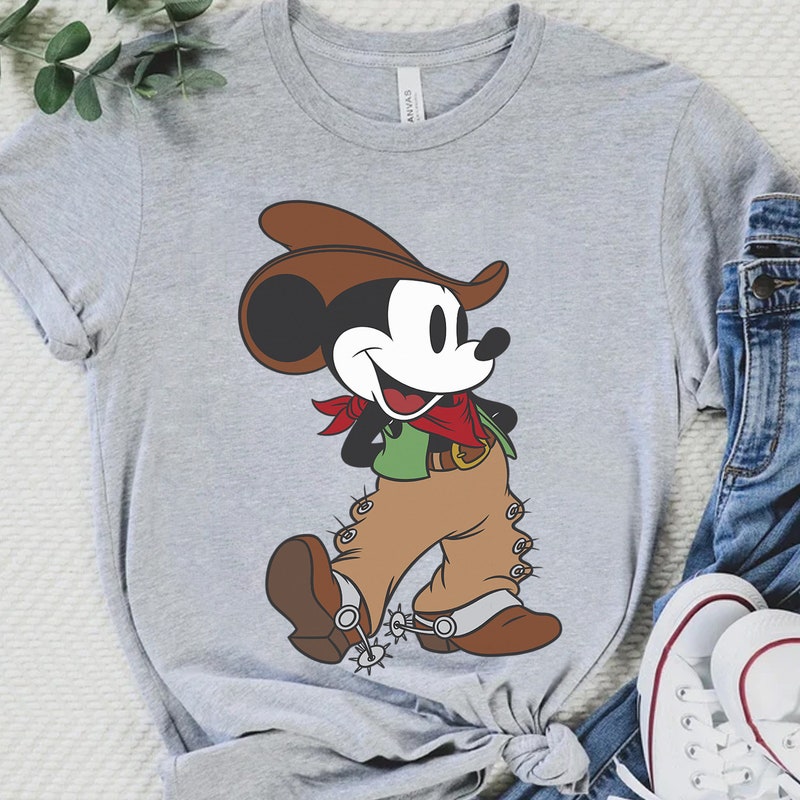 Mickey Cowboy - Etsy