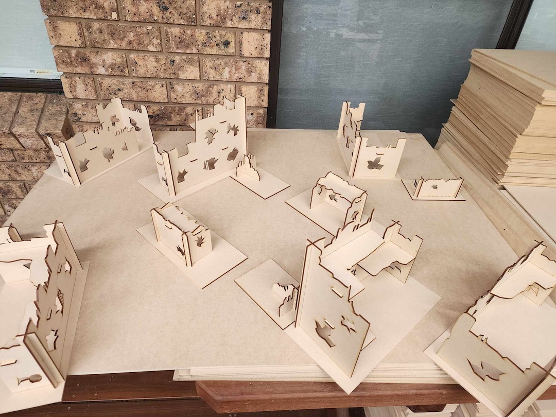 Budget GW Style Tournament MDF Terrain Warhammer 40k LAYOUT 1 - Etsy