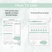 Therapy Pre & Post Session Fillable Notes in Sage Green, Helpful ...