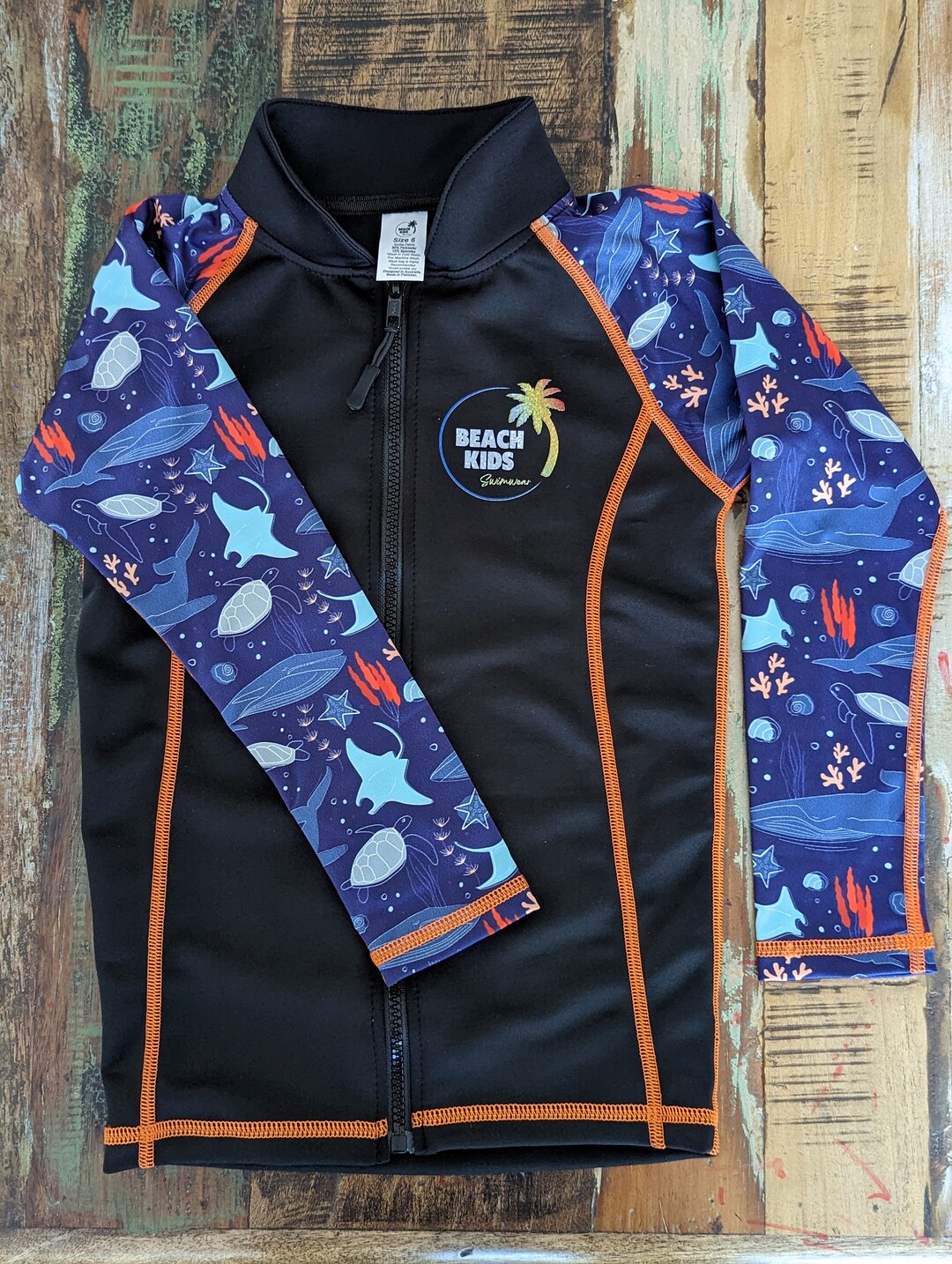 Kids Rash Guard Under the Sea - Etsy