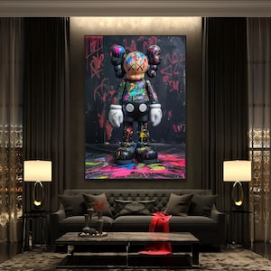 Graffiti Kaws KAWS Poster Set of 3, Printables Minimalist Hypebeast ...