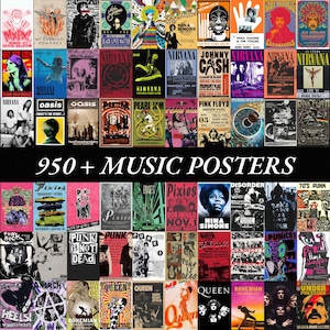 Vintage Music Posters | Artful Movie Poster Prints | Retro Wall Art ...
