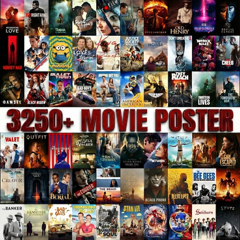 Action Movie Posters - Etsy