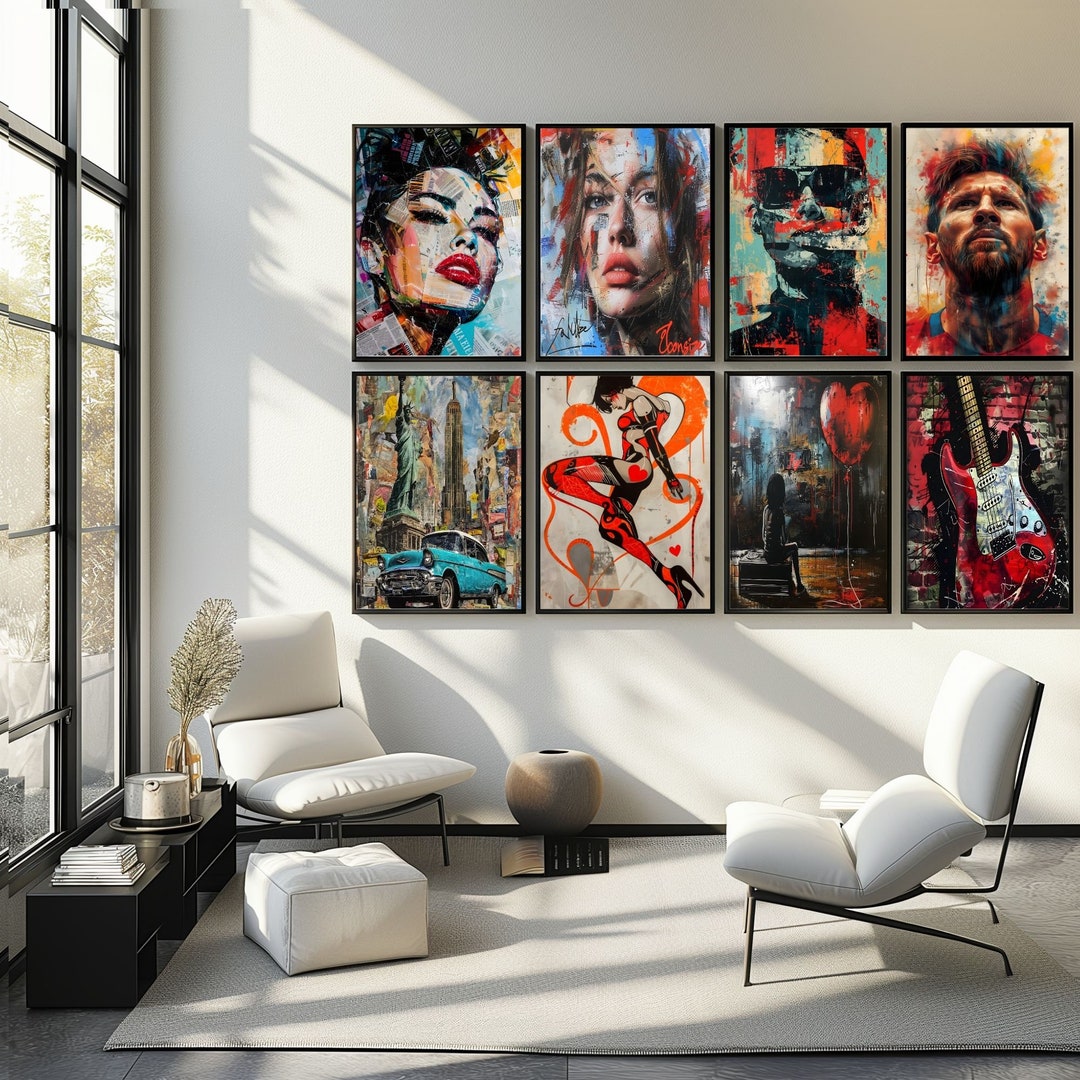 Style Graffiti Wall Art, Street Pop Art Printable Poster, Digital ...