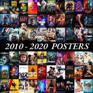 Massive Collection of Movie Posters Mega Bundle | Printable Movie ...