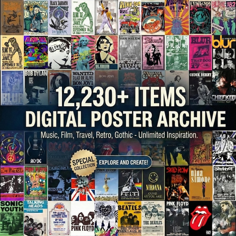 Band Posters - Etsy