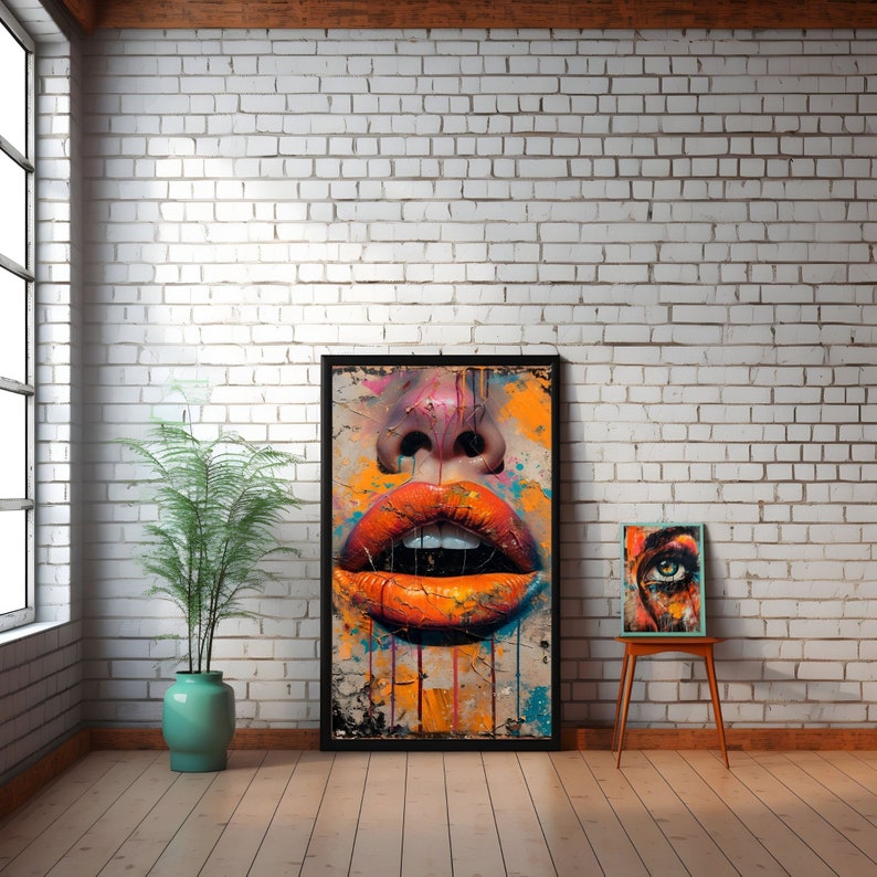 Graffiti Wall Art Set of 10,street Pop Art Print Set,printable Fashion ...