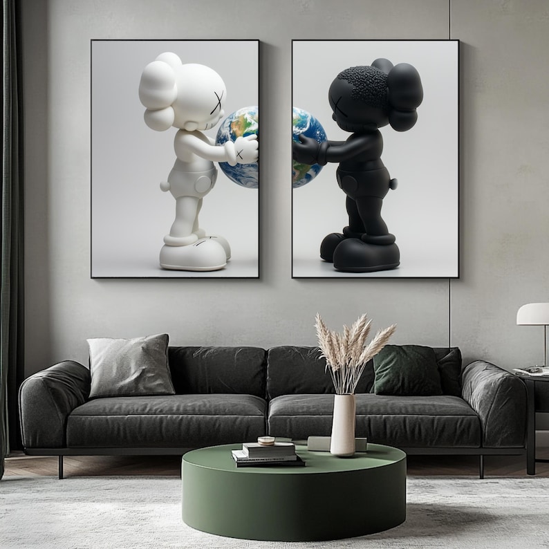 Black and White Graffiti Poster Set – Hypebeast Street Art Prints ...