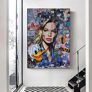 Street Pop Art Print Set of 8 Fashion Graffiti Pop Art Print Set ...